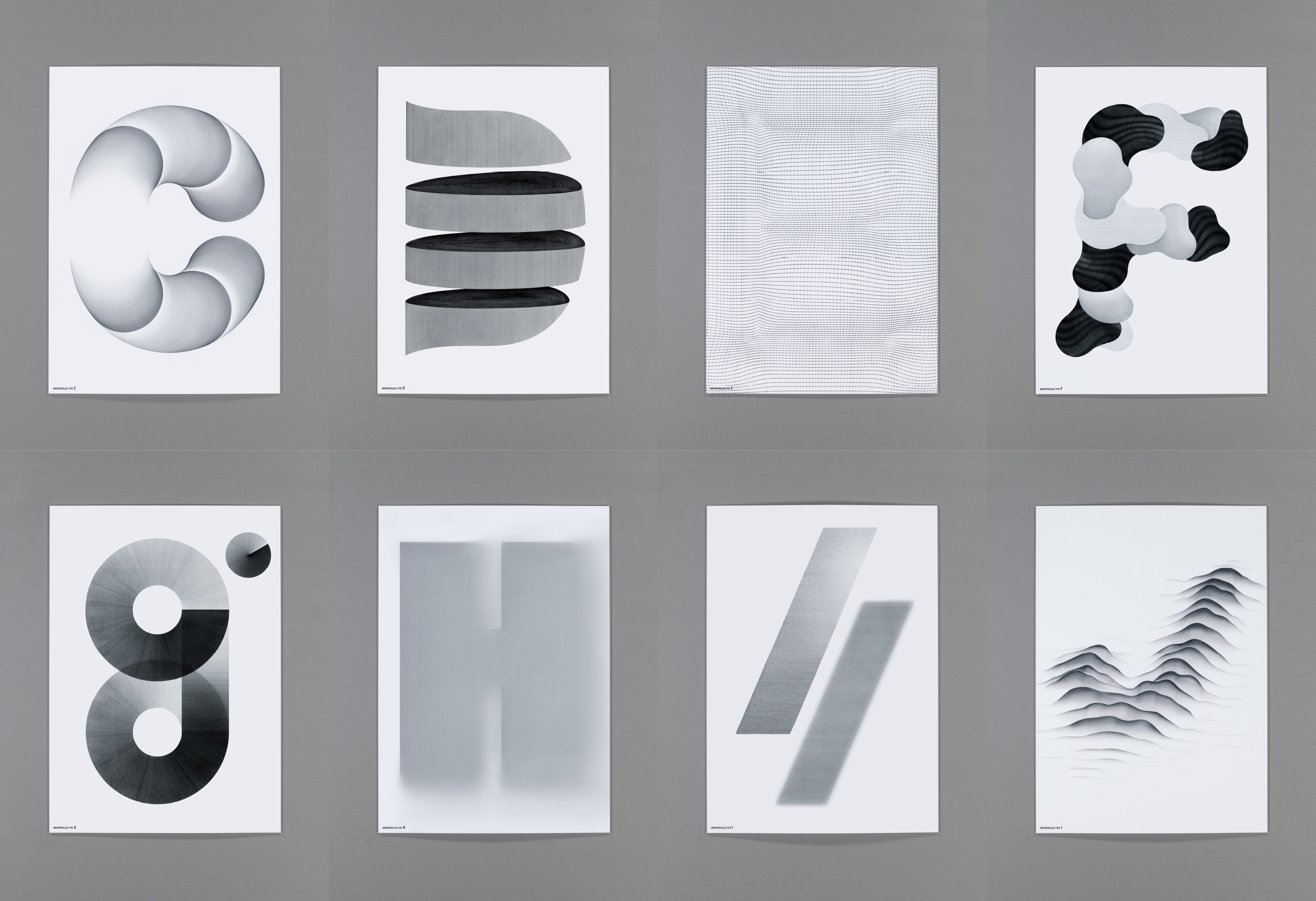 SHA inc. | UNCONTROLLED TYPES by Plotter Drawing | The One Club