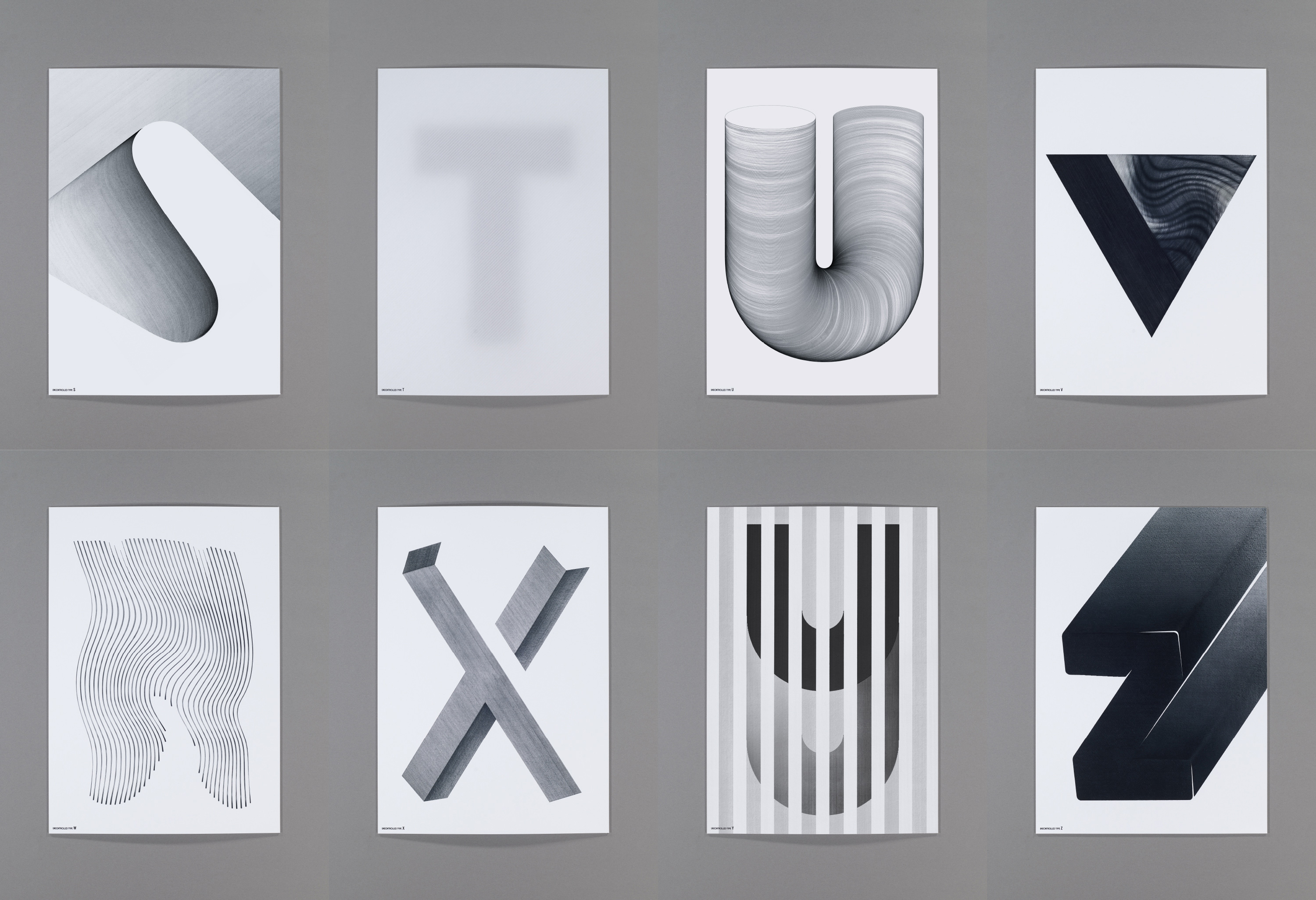 SHA inc. | UNCONTROLLED TYPES by Plotter Drawing | The One Club