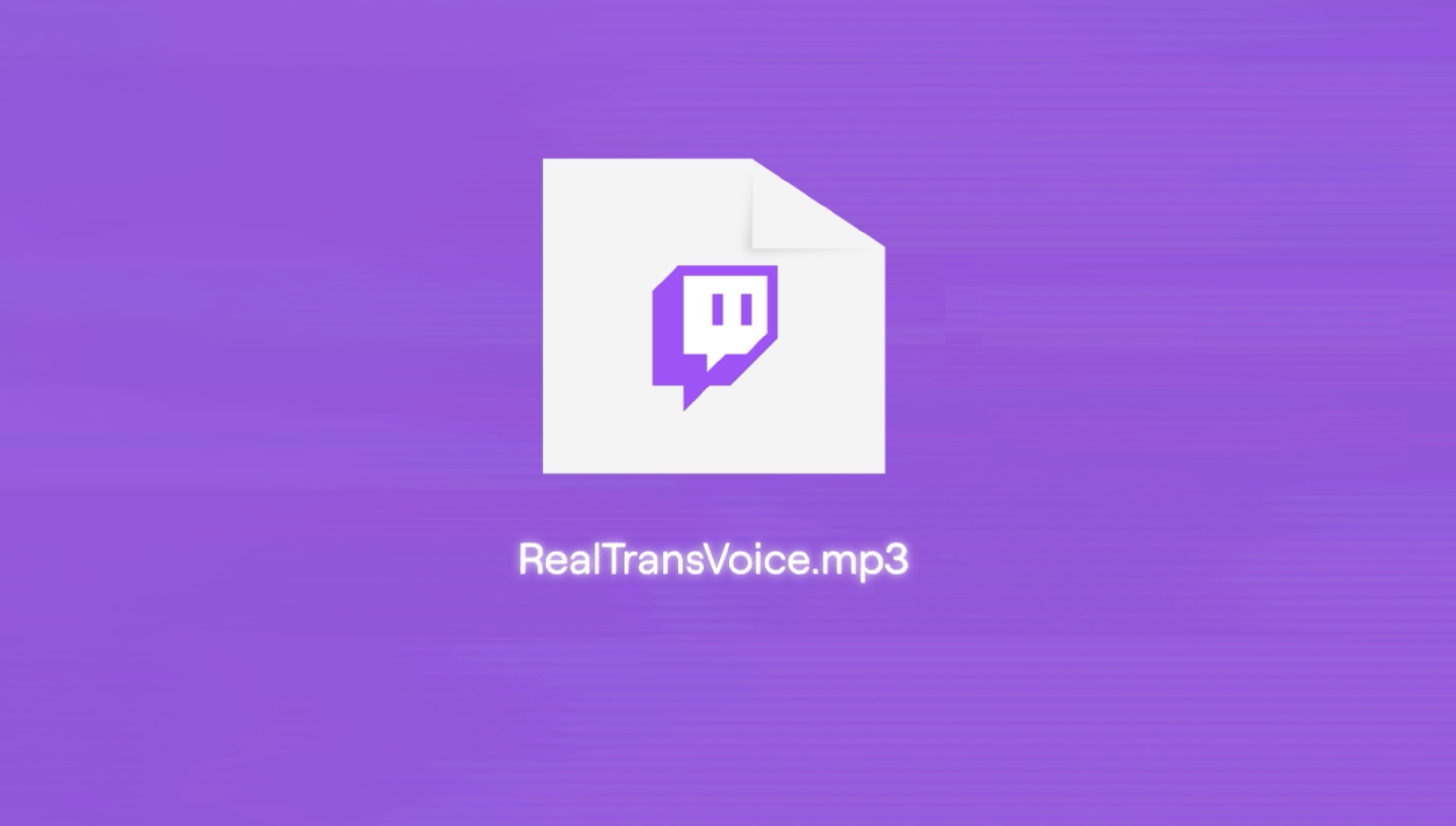 Twitch | Real trans voice | The One Club
