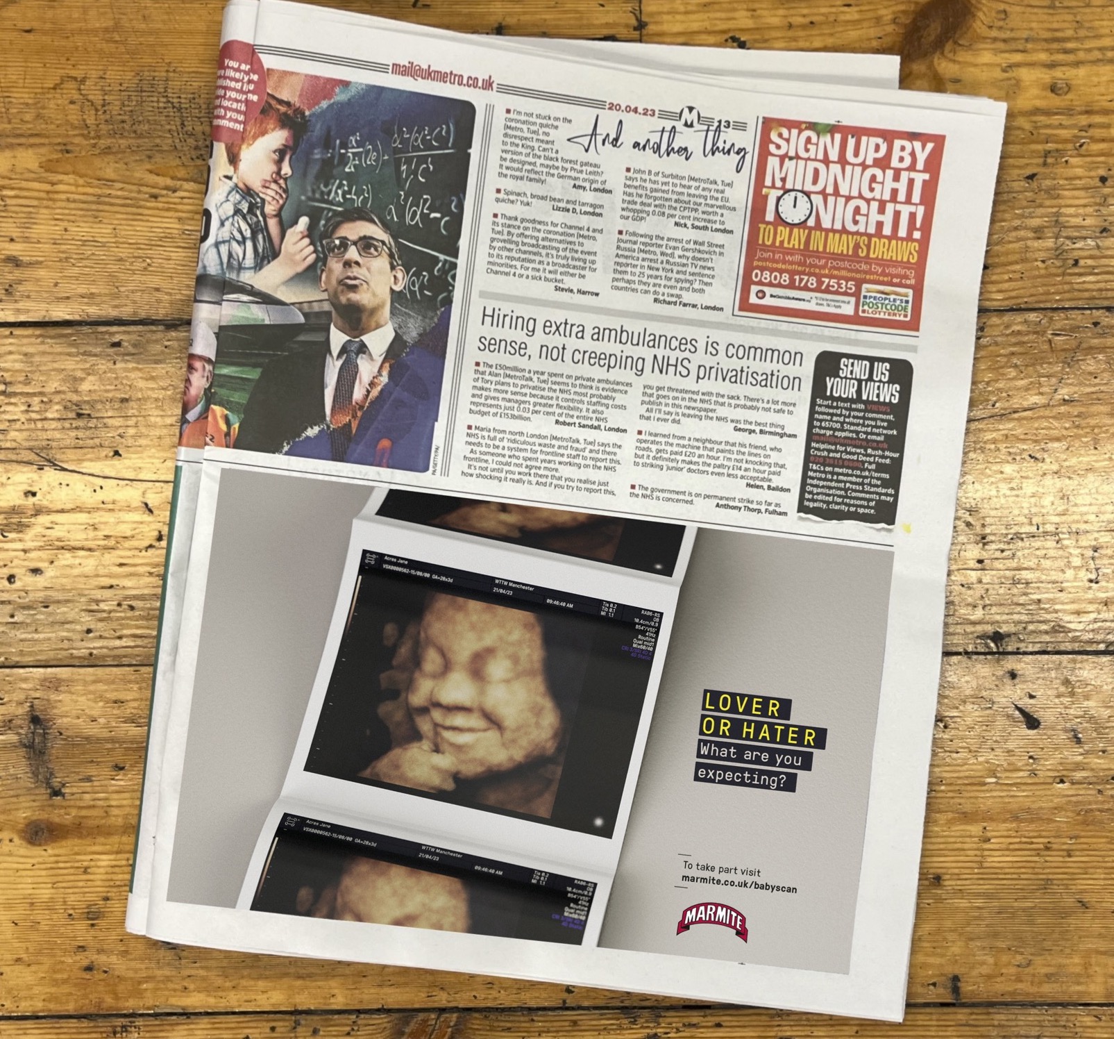 MARMITE | BABY SCAN | The One Club