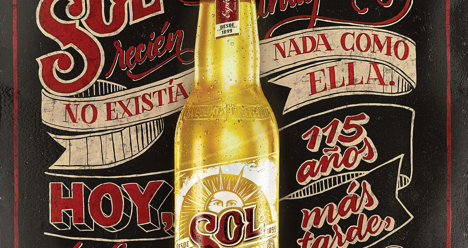 Talent | Sol beer hand painted sign | The One Club